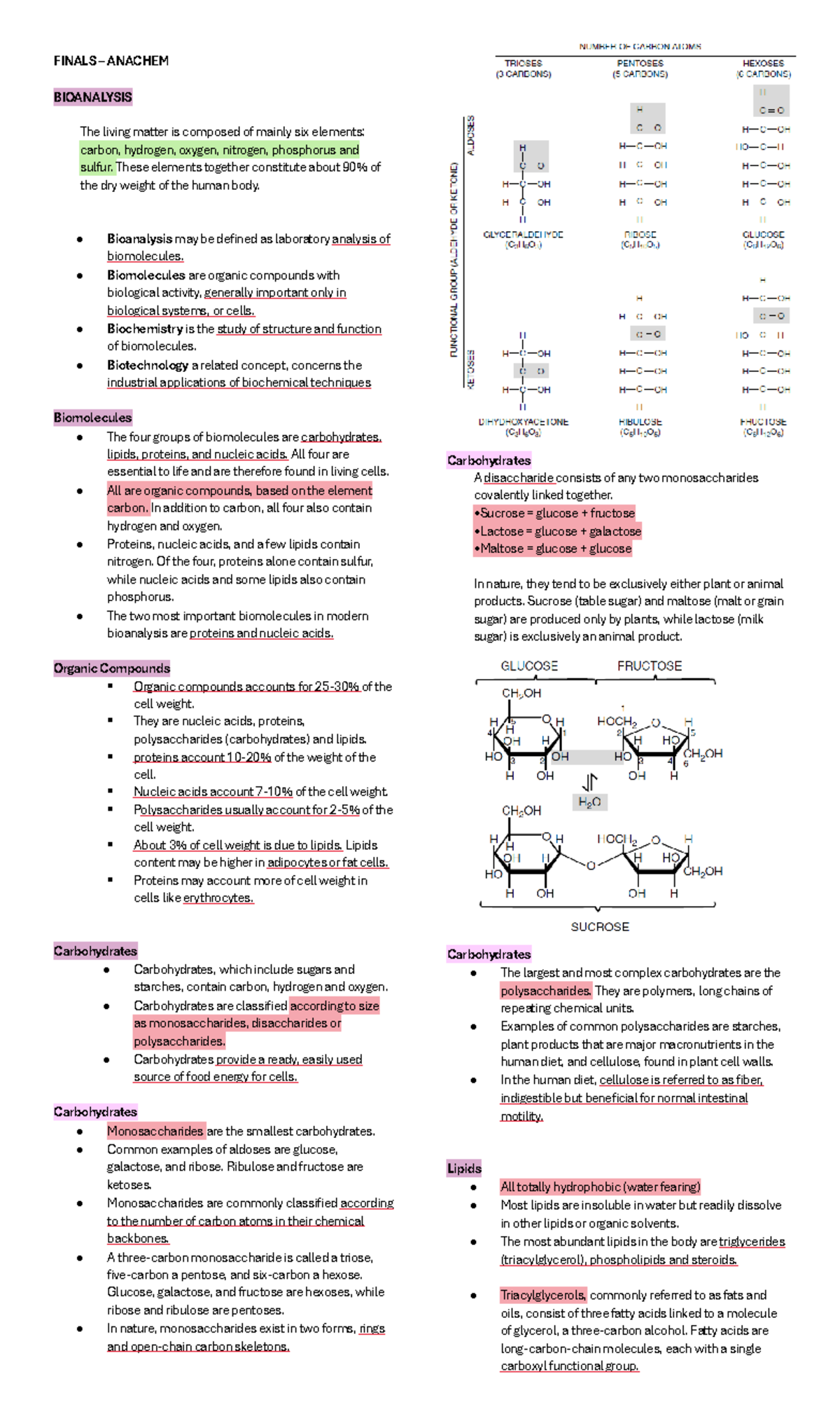 Finals - ANCH - Bioanalysis - FINALS – ANACHEM BIOANALYSIS The living ...
