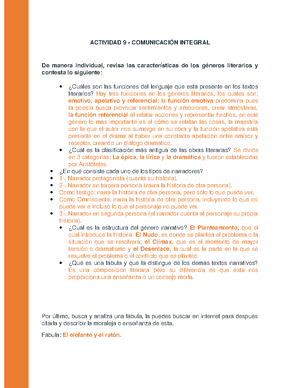 Actividad 14 - act 14 comunicación integral - Comunicacion Integral - Studocu