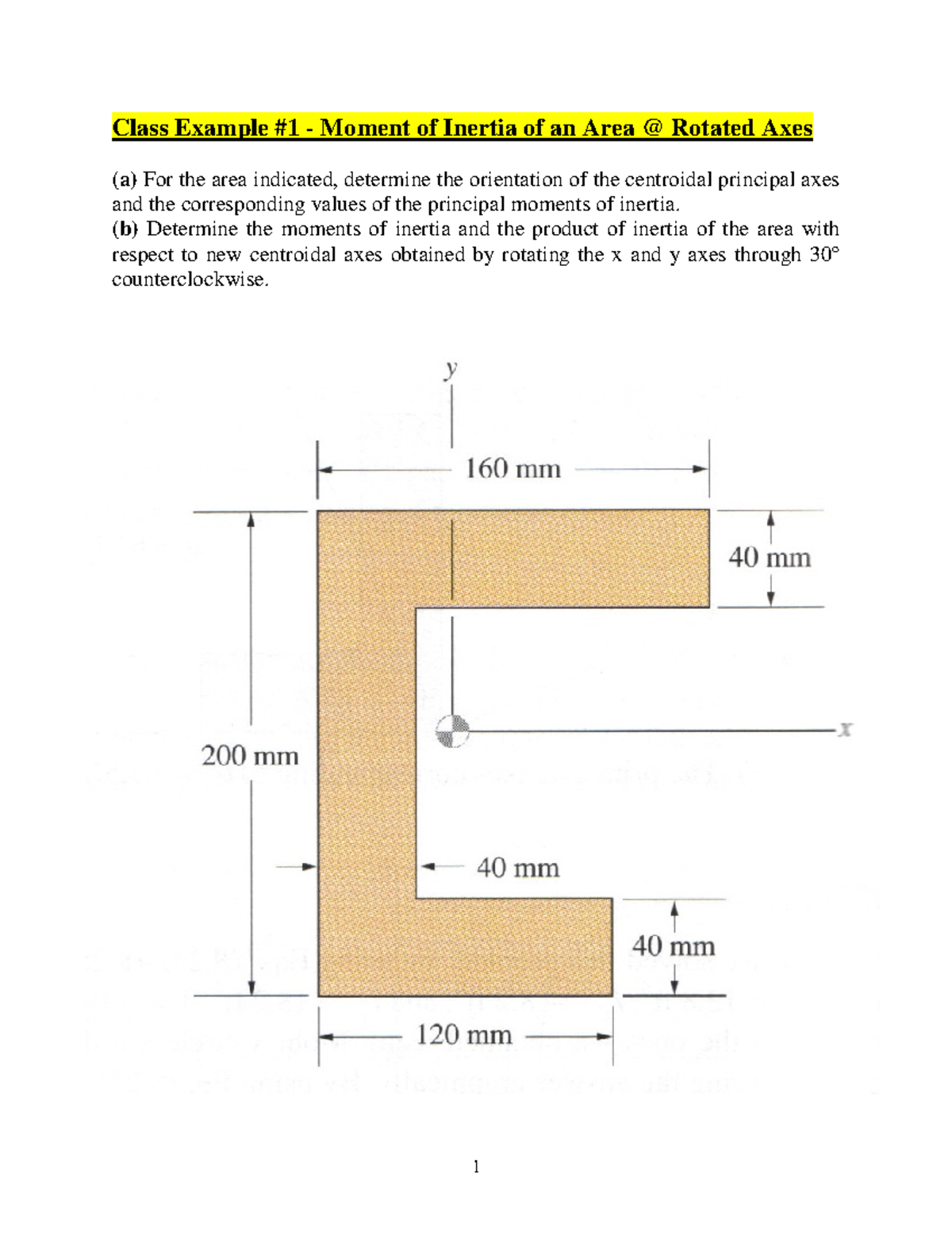 33-Moment of Inertia for an area-Rotated Axis class Problems - Class ...
