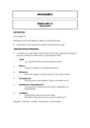 Mng2601 summary - GENERAL MANAGEMENT: MNG CHAPTER 1: THE EVOLUTION OF ...