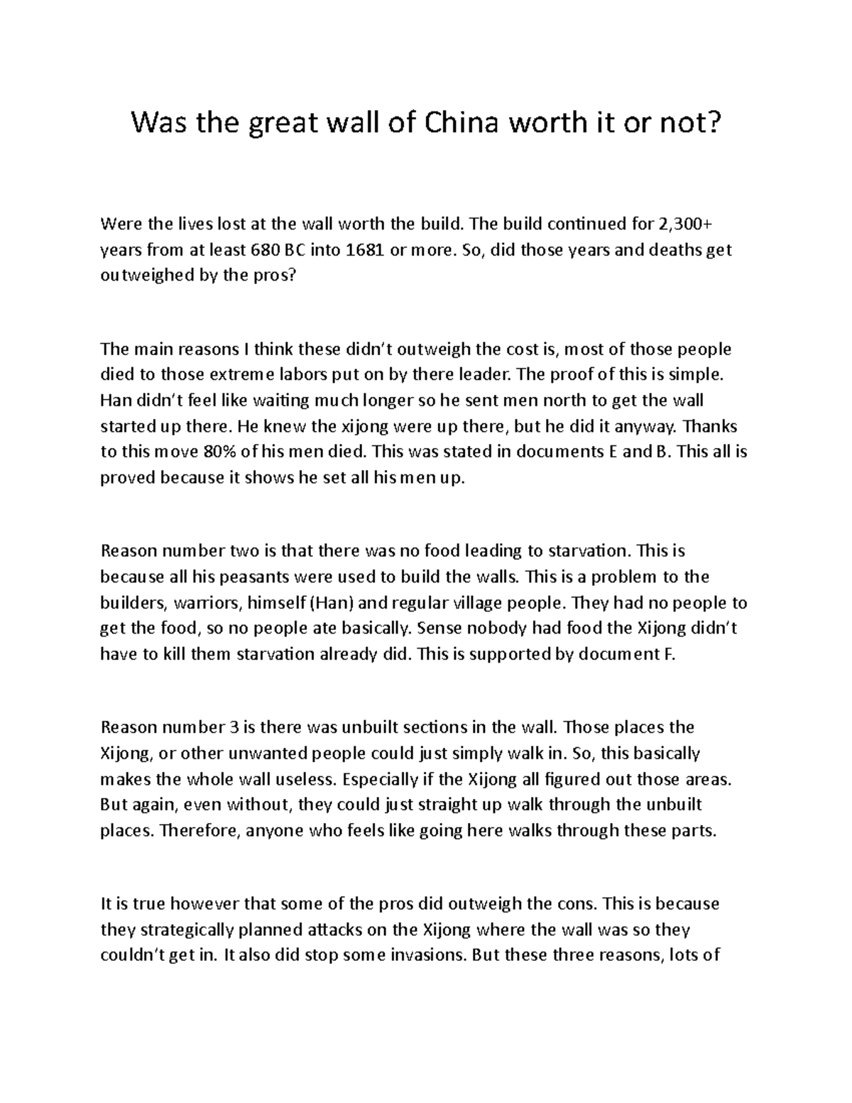 Was the great wall of China worth it or not - The build continued for ...