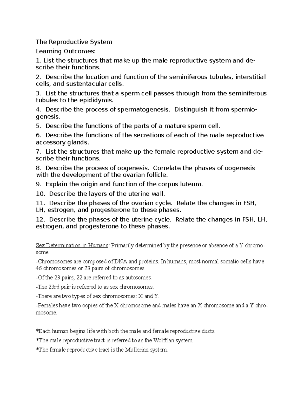 The Reproductive System anatomy - The Reproductive System Learning ...