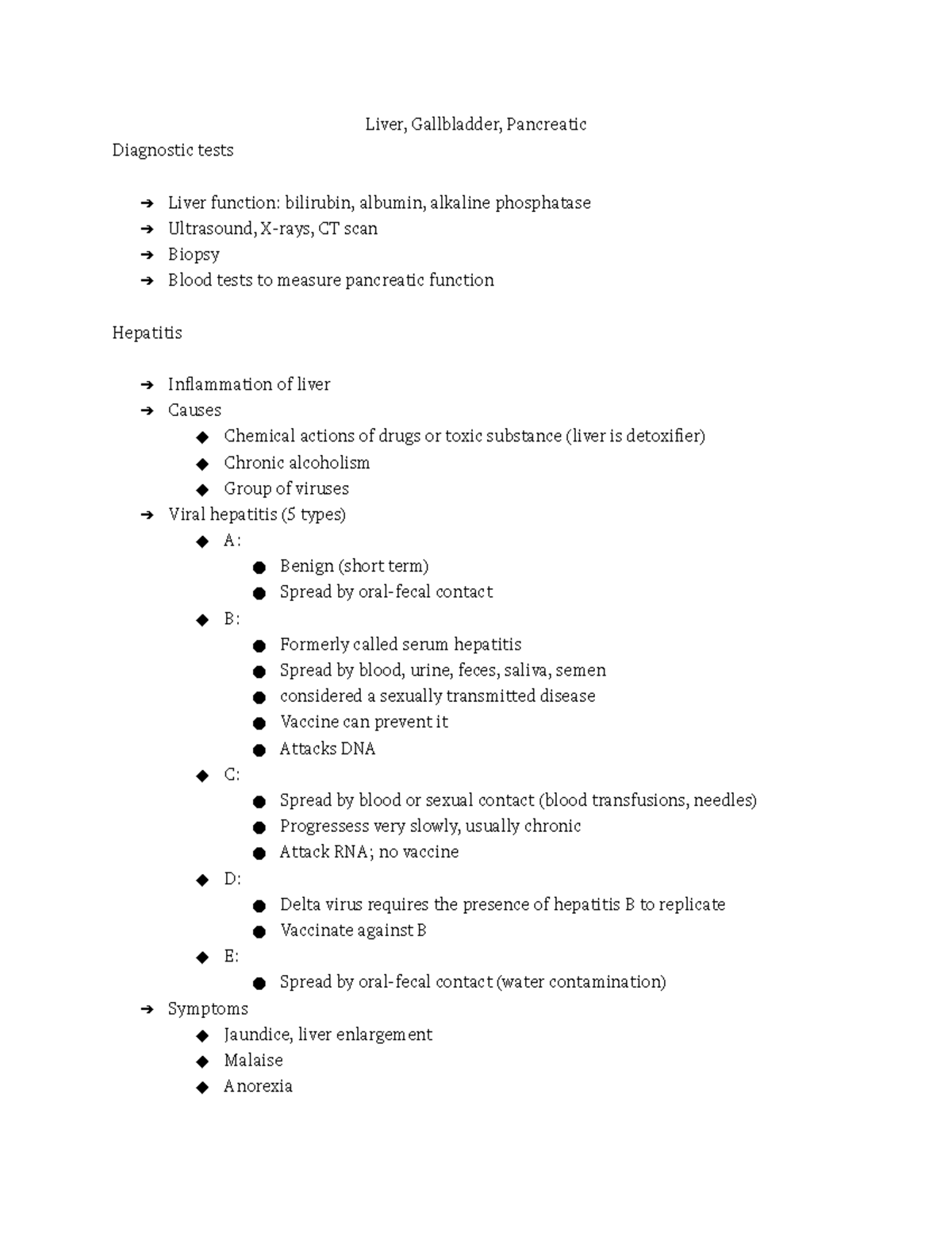 Liver, Gallbladder, Pancreatic - Liver, Gallbladder, Pancreatic ...