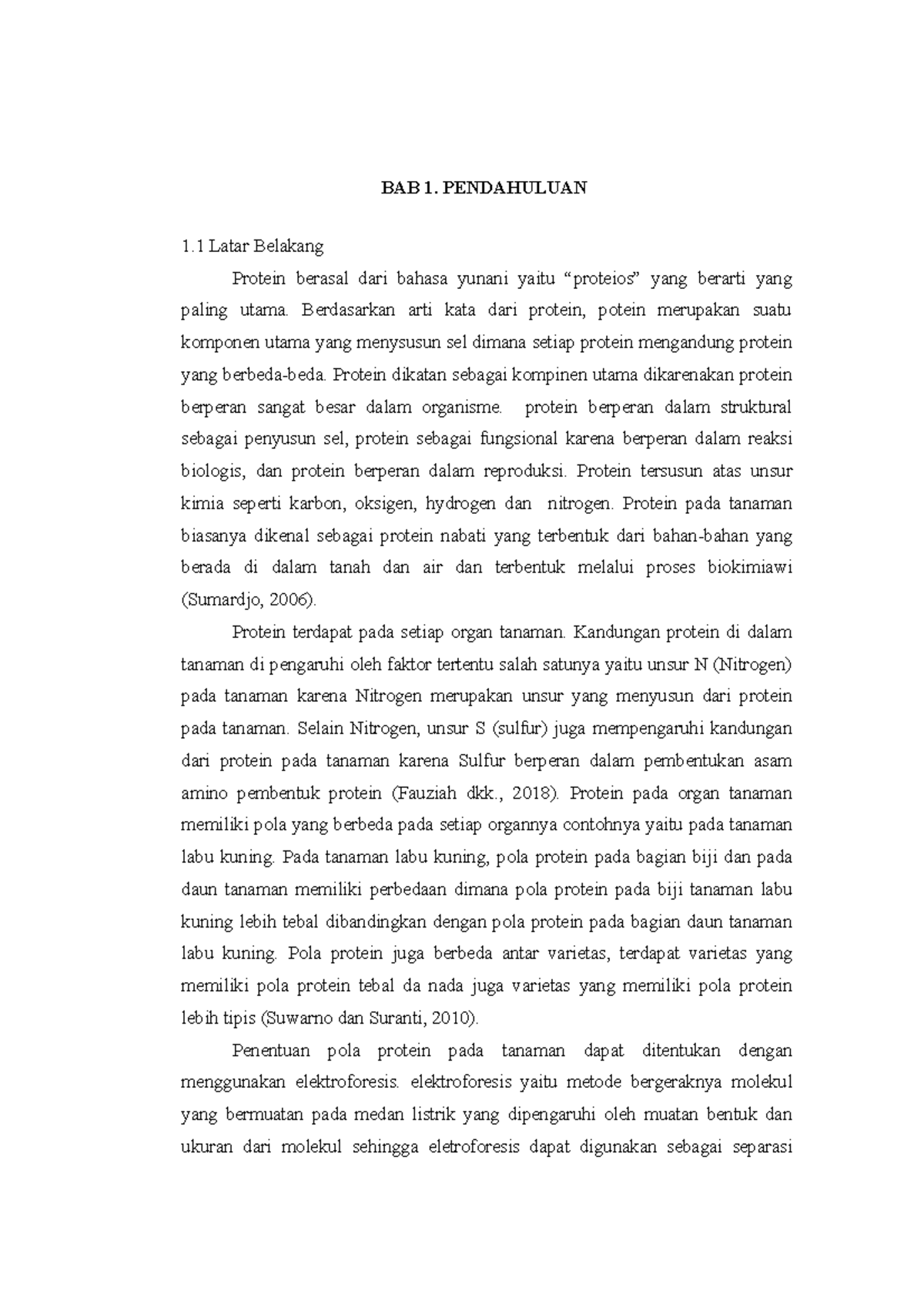 Pendahuluan Agrobio - menjelaskan tentang protein yang ada pada tanaman ...