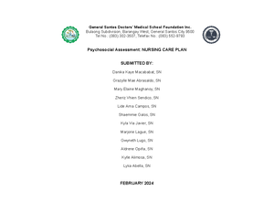 Course in the Ward - i. Course in the Ward/Treatment/Interventions i ...