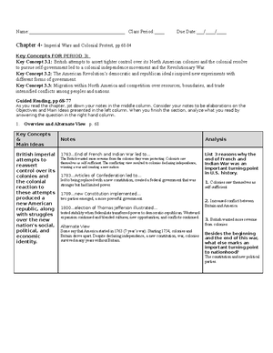 Amsco Chapter 19 Reading Guide Answers - THIS IS AN OPTIONAL ENRICHMENT ...