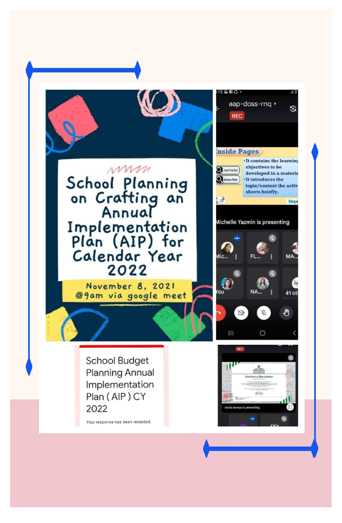 AIP Crafting - Activity - REC Inside Pages It contains the learning ...