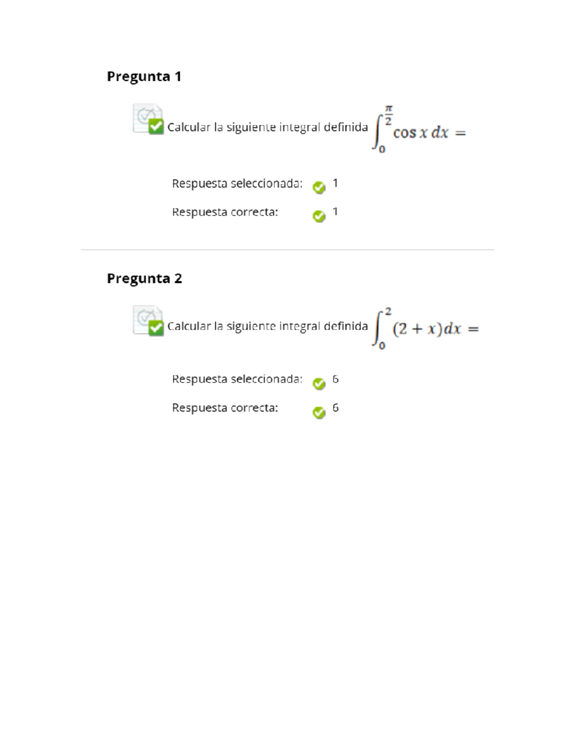 Act 8 automatizada la integral indefinida y la integral definida - Calculo - x x - Studocu