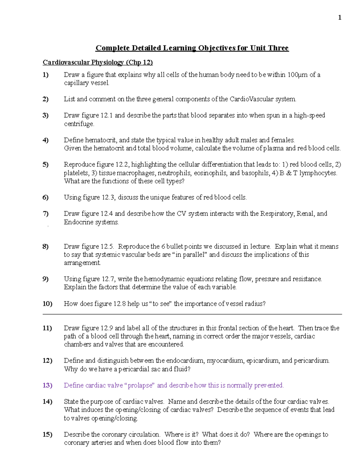 Learning Objectives- Unit 3 - Complete Detailed Learning Objectives for ...