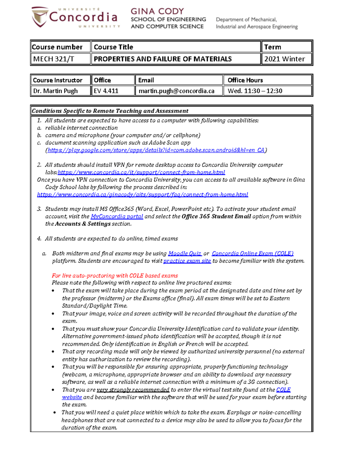 321 Outline-2021-online - Course number Course Title Term MECH 3 21 /T ...