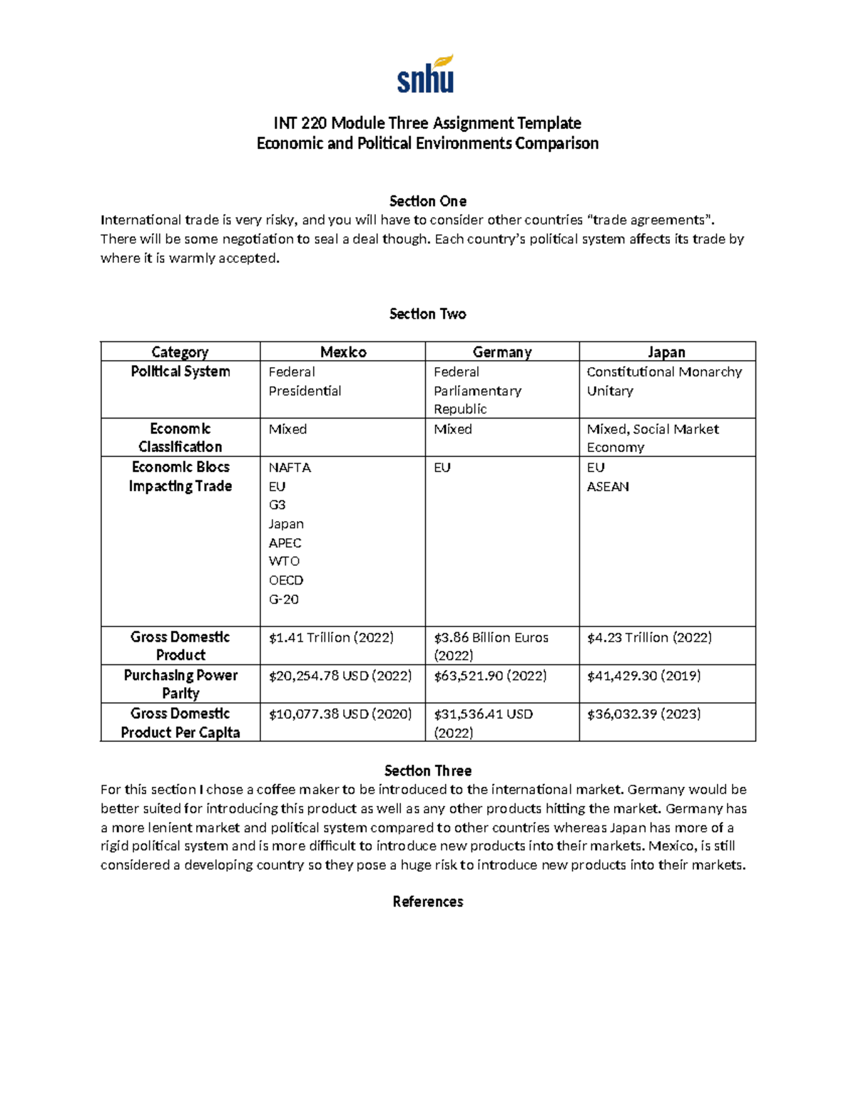 INT 220 Module Three Assignment - There will be some negotiation to ...