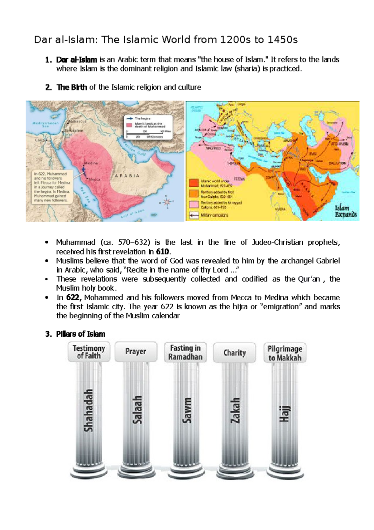 1. Dar al-Islam - working paper - Dar al-Islam: The Islamic World from ...