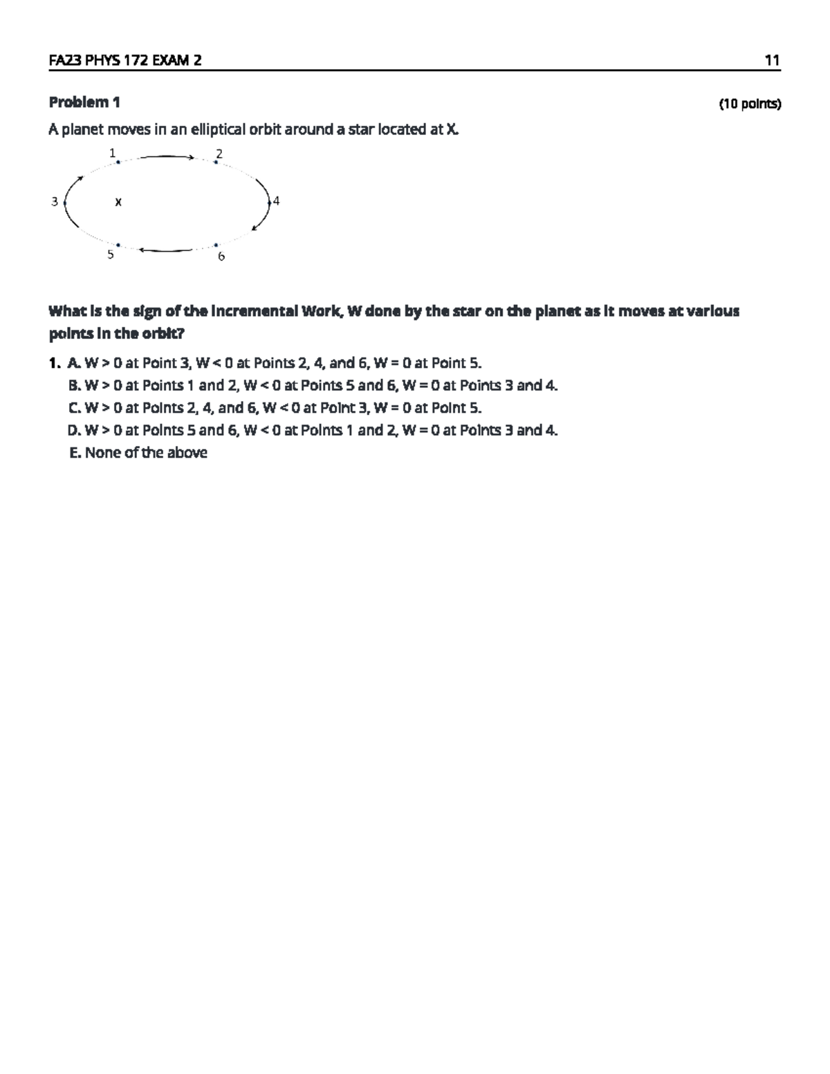 PHYS 172 Fa23 Exam 2 Ver11 with Key - PHYS 17200 - Studocu