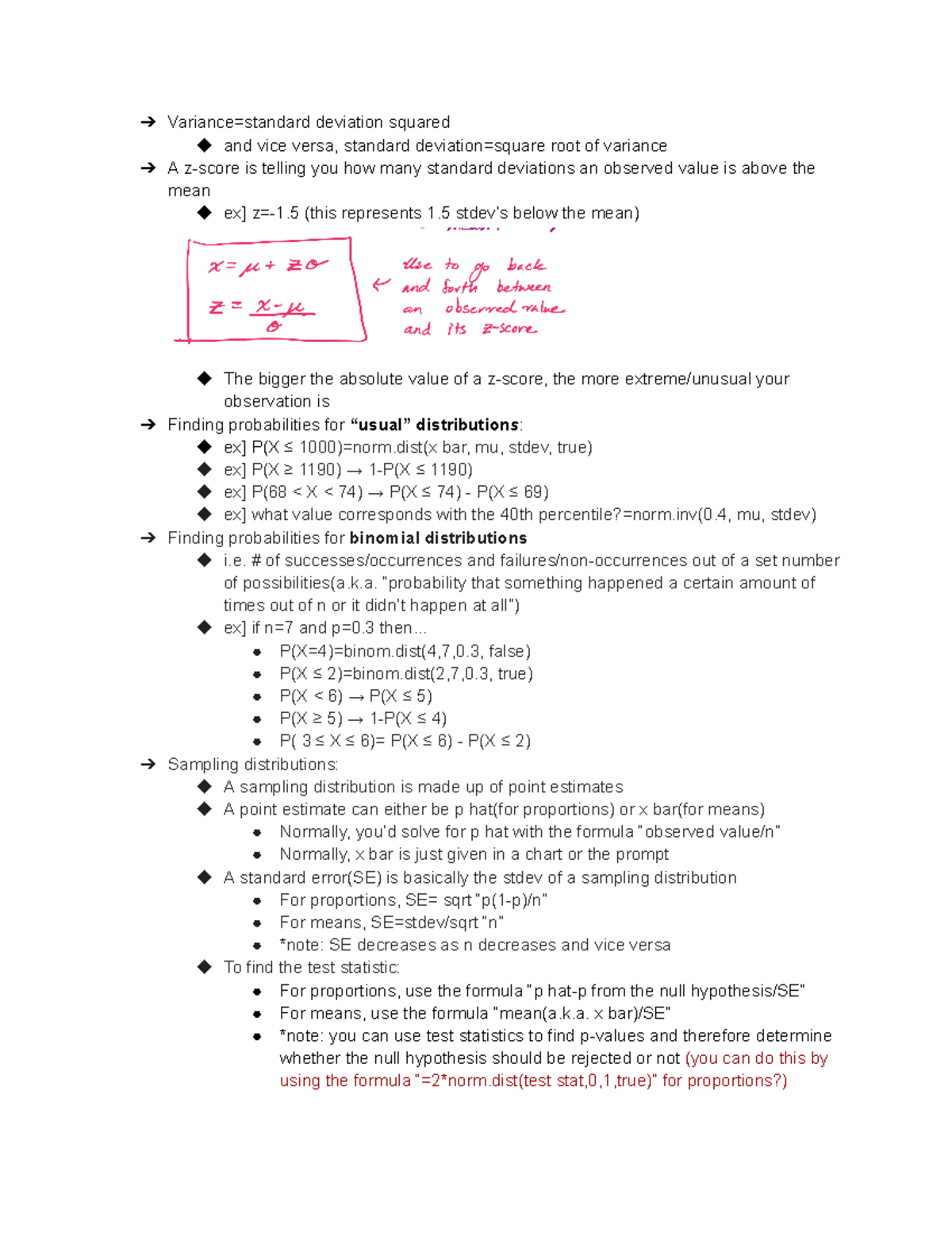 5 - English info - Variance=standard deviation squared and vice versa ...