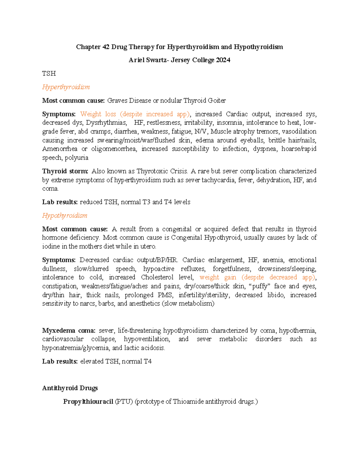 Chapter 42 Drug Therapy for Hyperthyroidism and Hypothyroidism 12th Ed. - Chapter 42 Drug ...