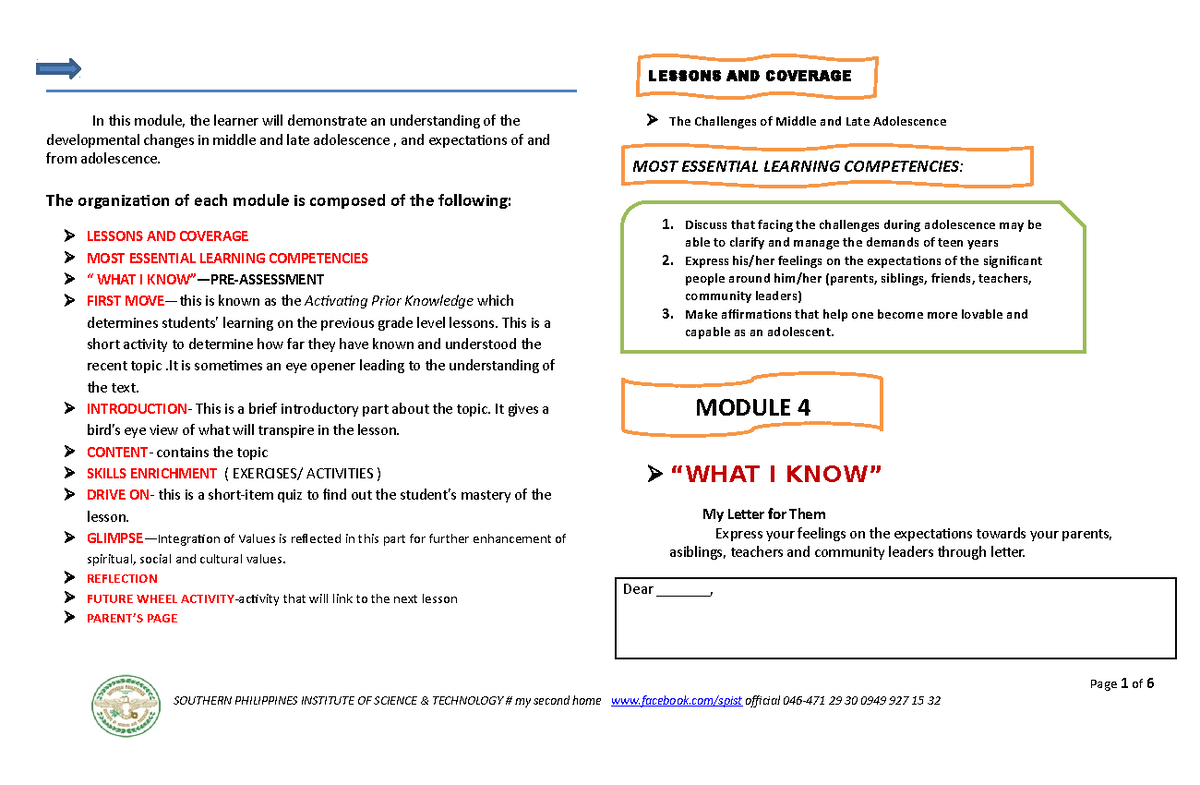 Module 4 -4 - In this module, the learner will demonstrate an ...