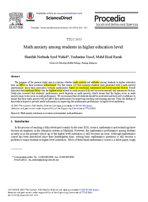 7. THE Influence OF Classroom Environment ON HIGH School Student MA ...