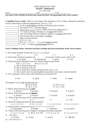 CLMD4A Math G 7 - Self Learning Module for Math 7 - 7 MATH Quarter 1 ...