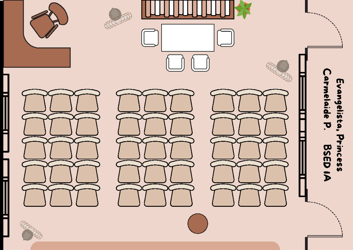 Chair - seating arrangement - Bachelor in Secondary Education Major in ...