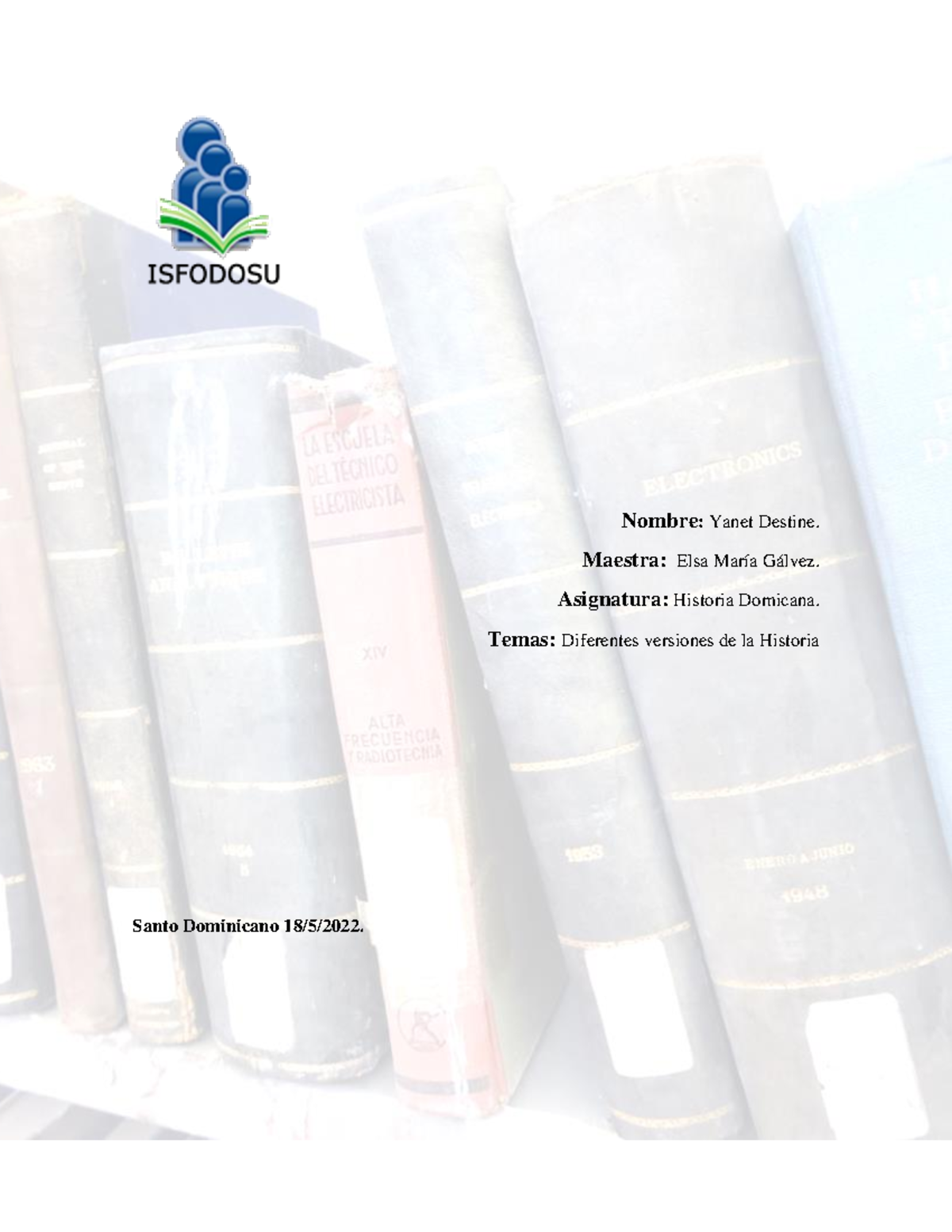 Cuadro comparativo - Nombre: Yanet Destine. Maestra: Elsa María Gálvez ...