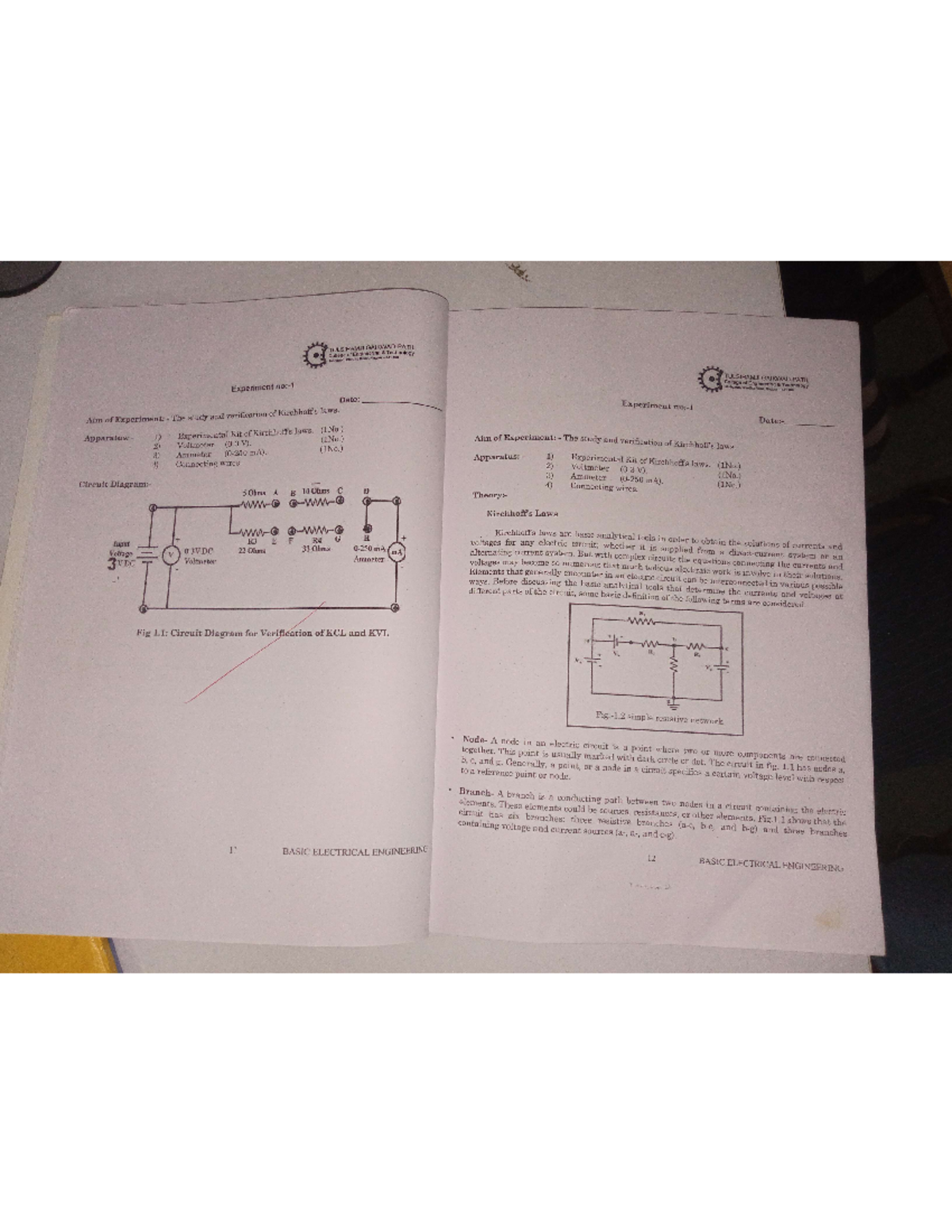 Experiment BEEE - Notes - Engineering - Studocu