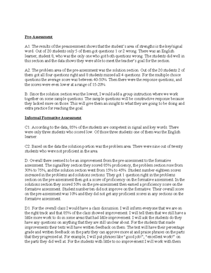 Part B - Literacy Instruction Commentary Template-2 - Elementary ...