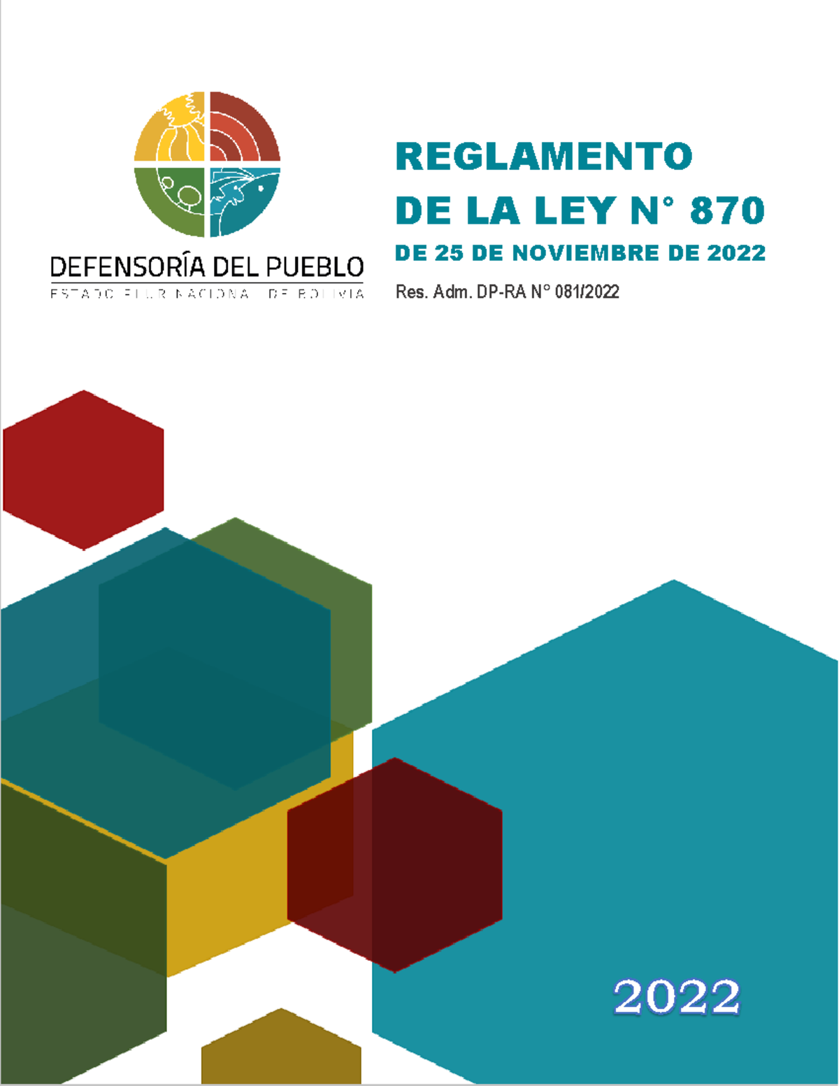 Reglamento-a-la-ley-n°-870-25-11-2022 - REGLAMENTO DE LA LEY N° 870 DE ...