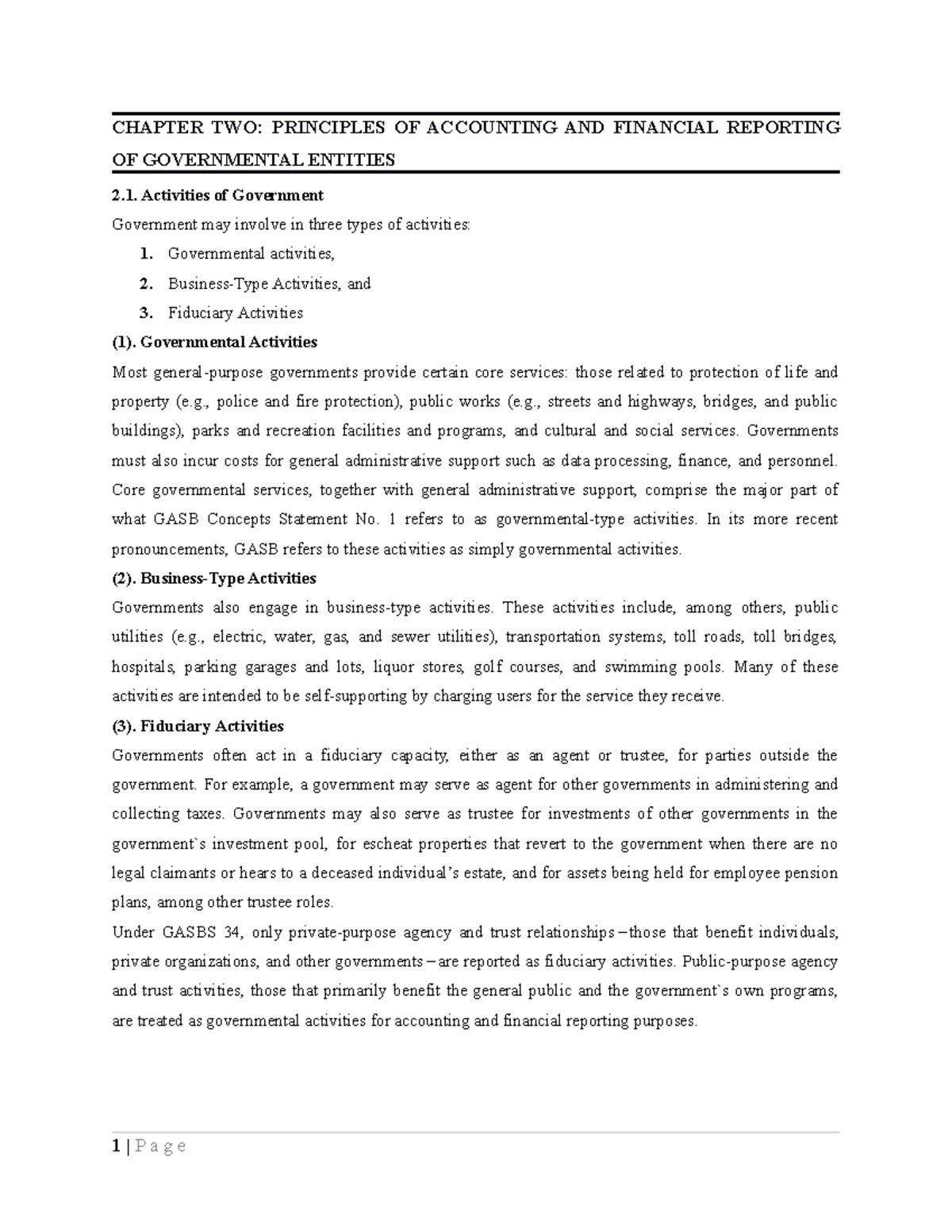 Ch 2 public - Trade record - CHAPTER TWO: PRINCIPLES OF ACCOUNTING AND ...