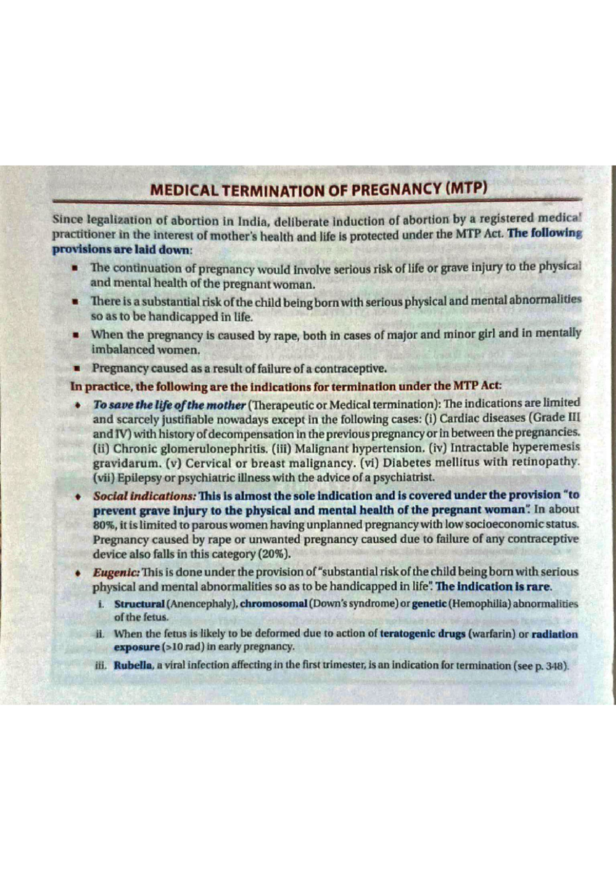 MTP note - A detailed description of medical termination of pregnancy ...