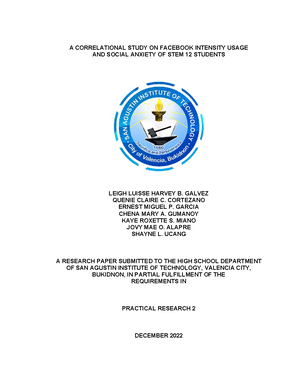 Appendix-1 - practical research for stem - Appendix 1. Communication ...