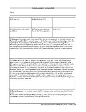 Ex-Machina Scene Analysis - ENG 180 10/25/ Ex-Machina Scene Analysis ...