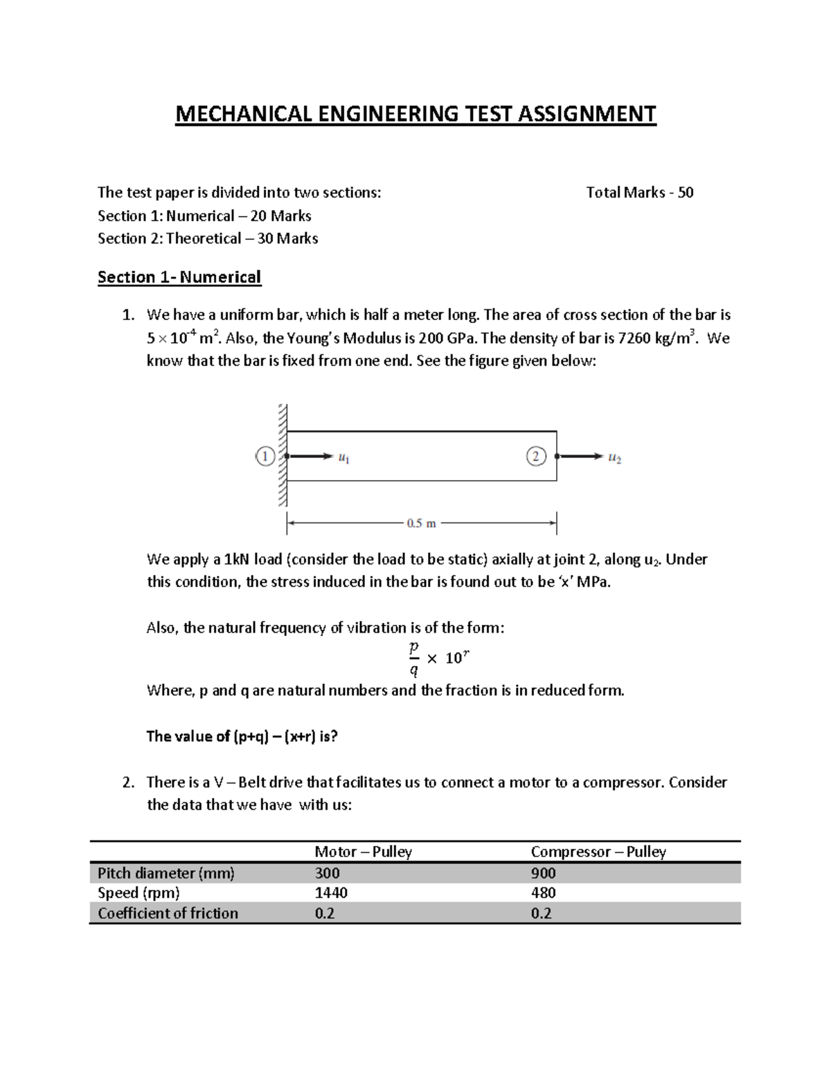 1511848506-ques - its a MOS tutorial paper - MECHANICAL ENGINEERING ...