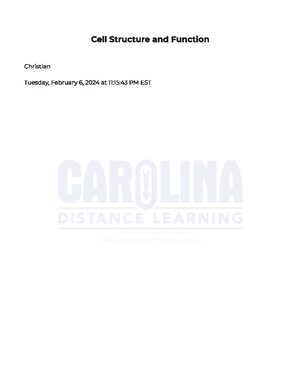 Bio 14-16 - Units 14-16 for Intro to Biology: Digestive system ...