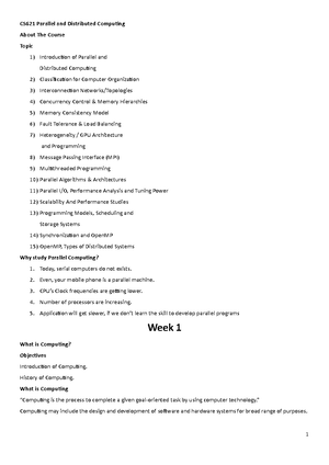 CS621 Mid Term Current Paper 2023 solved by Masters - CS621 Parallel ...