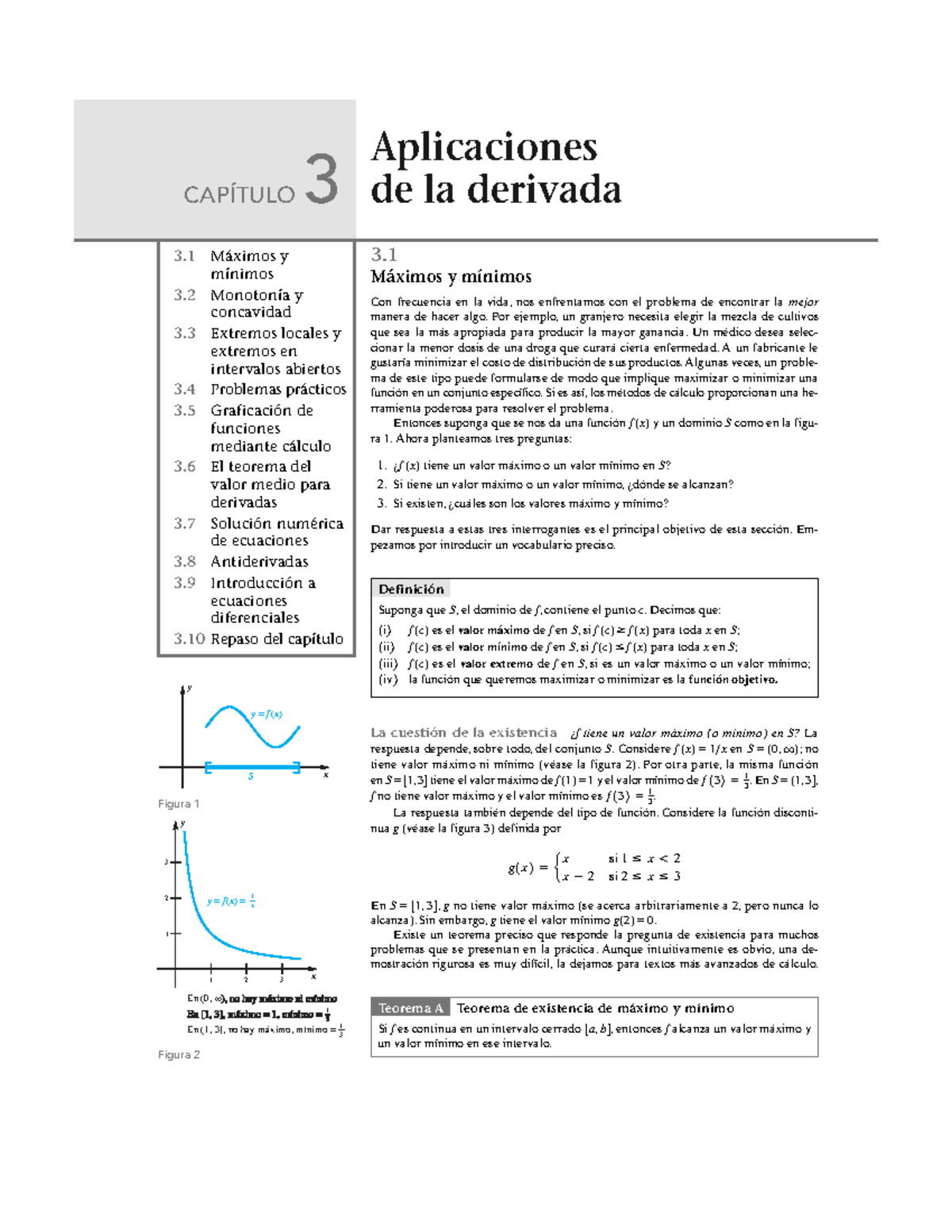 07 Aplicaciones de la derivada - Aplicaciones CAPÍTULO 3 de la derivada 3 Máximos y mínimos 3 ...