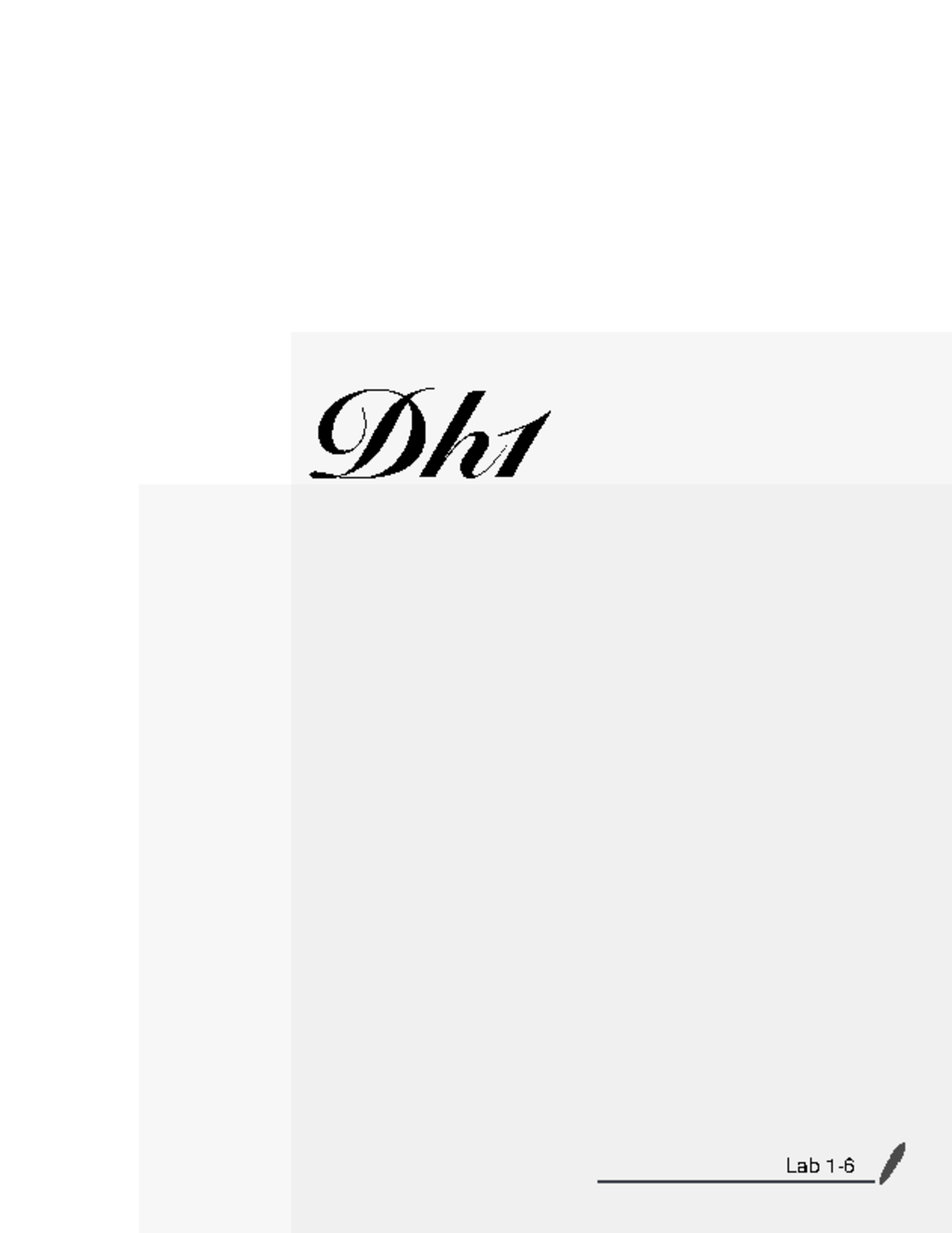 Dh1 1 - Dh Lab 1- Laboratorio #1 Etapa huevo Características: mitosis ...