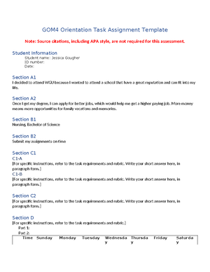 D218- Task 1... - Jessica Gougher Intrapersonal Leadership and ...