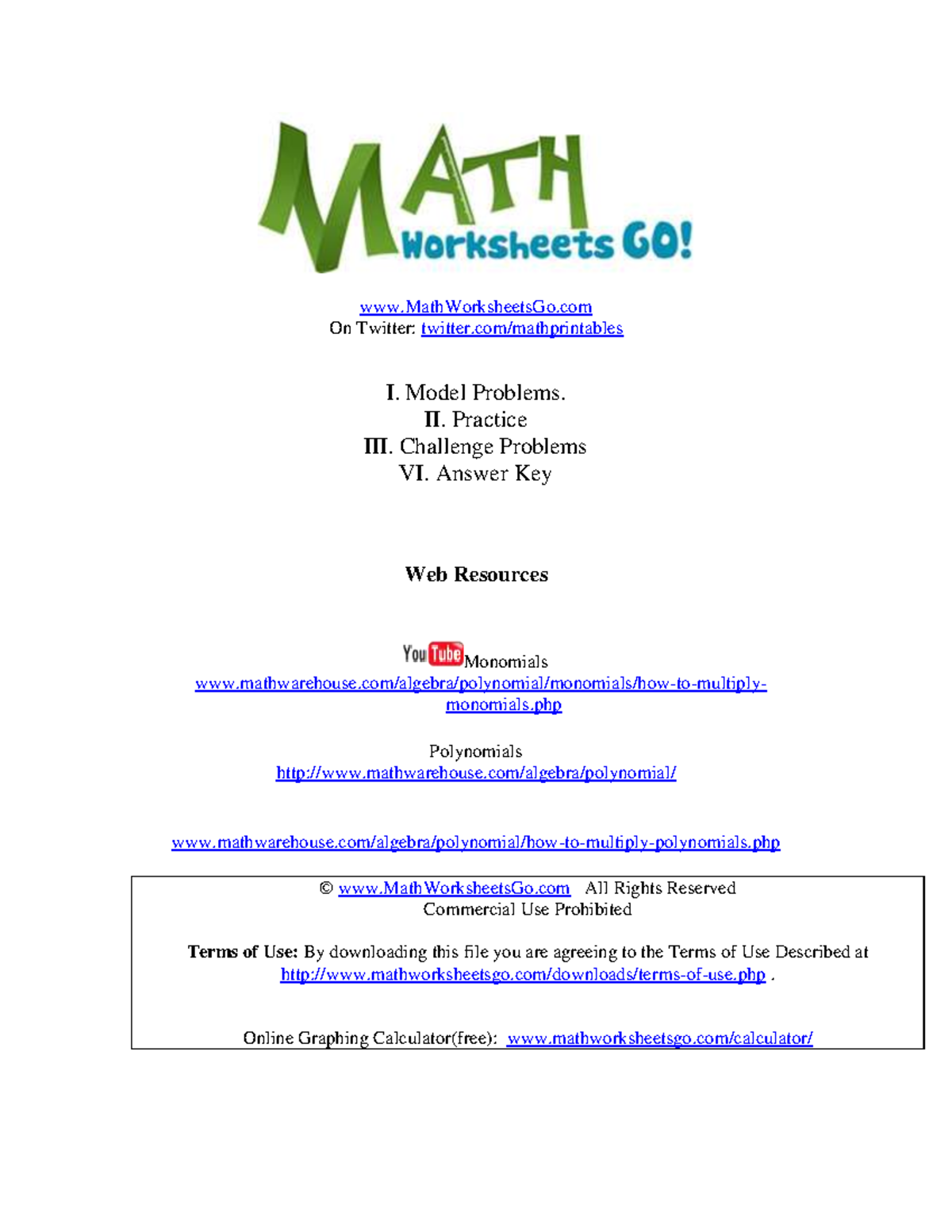 Polynomials Simplification Practice Problems - MathWorksheetsGo On Twitter: twitter ...