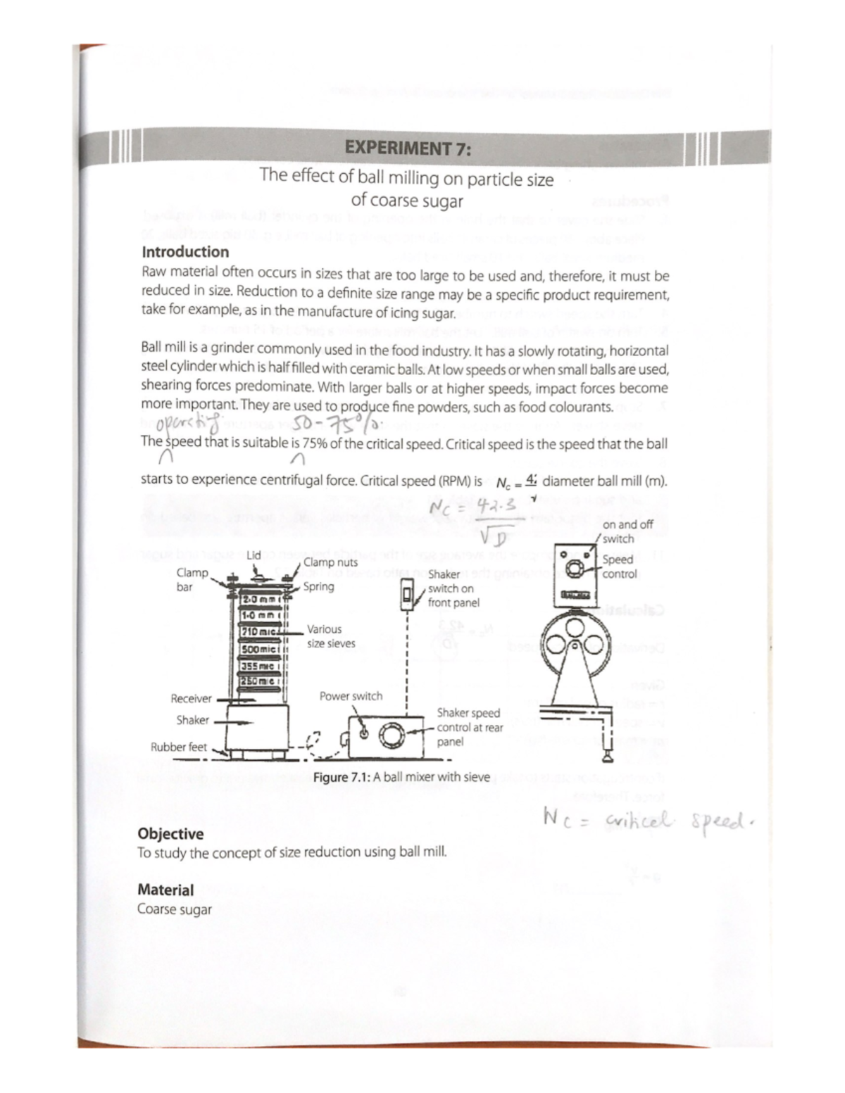 Experiment 7 - Lab - Food analysis - Studocu