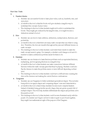 C109 task 1 - Lesson Plan - Aja O’Keeffe Elementary Mathematics Methods ...