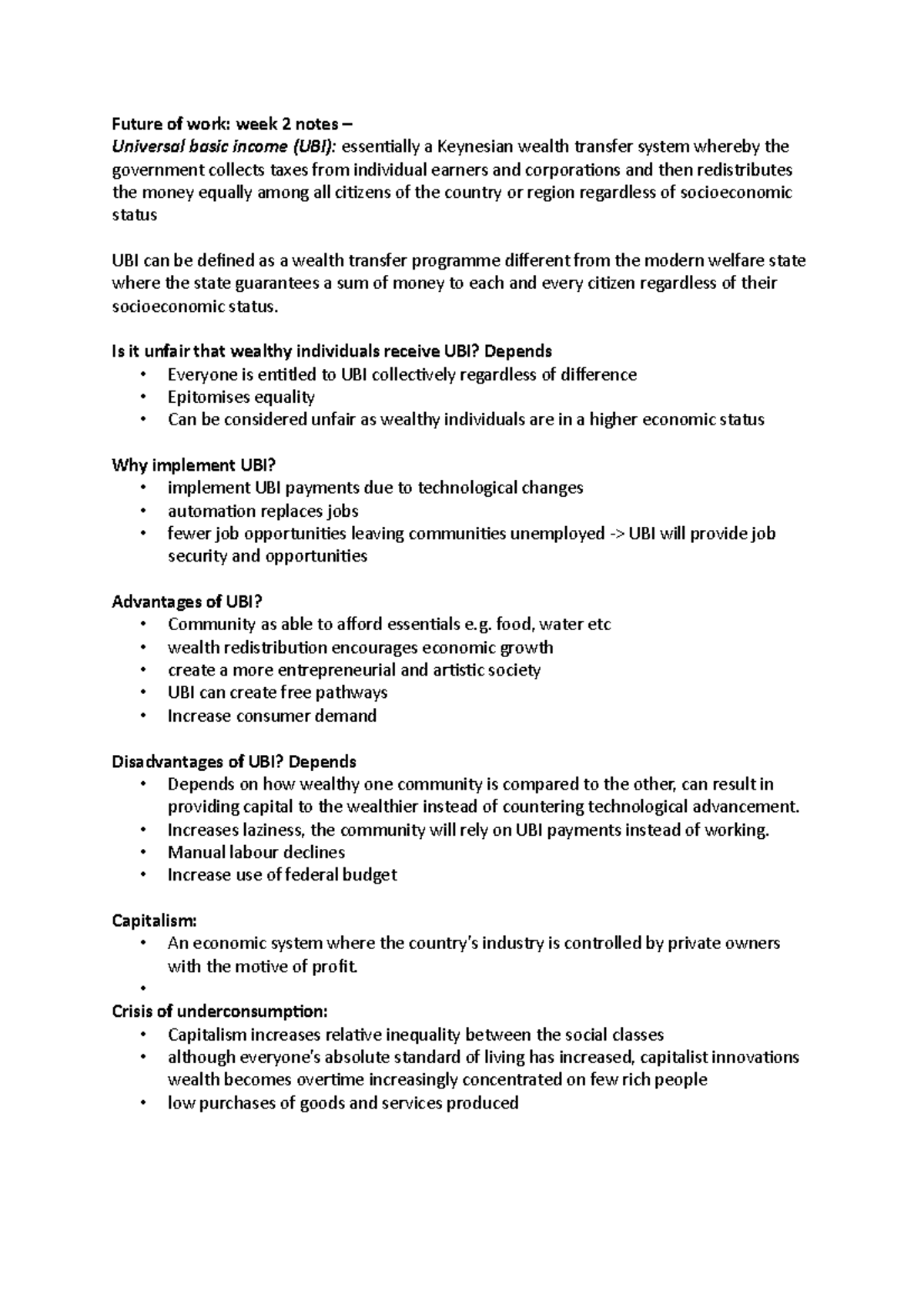 week 2 tutorial notes - BUSM4693 - RMIT University - Studocu