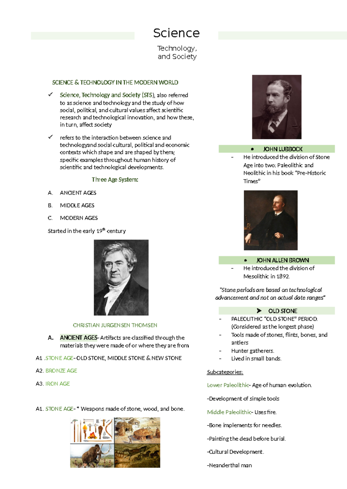 STS- Lesson-1 - Science, Technology, and Society Lesson 1 - Science ...