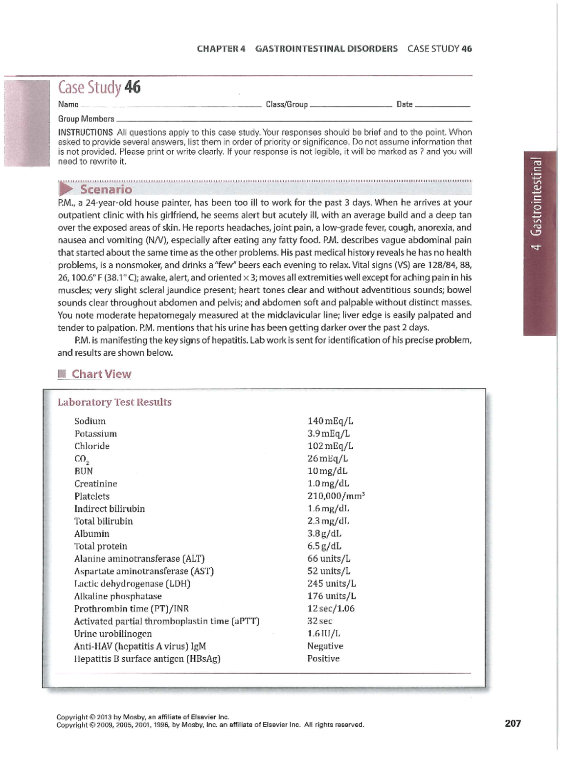 Case study Hepatitis - Couse Work - NUR1220L - Studocu
