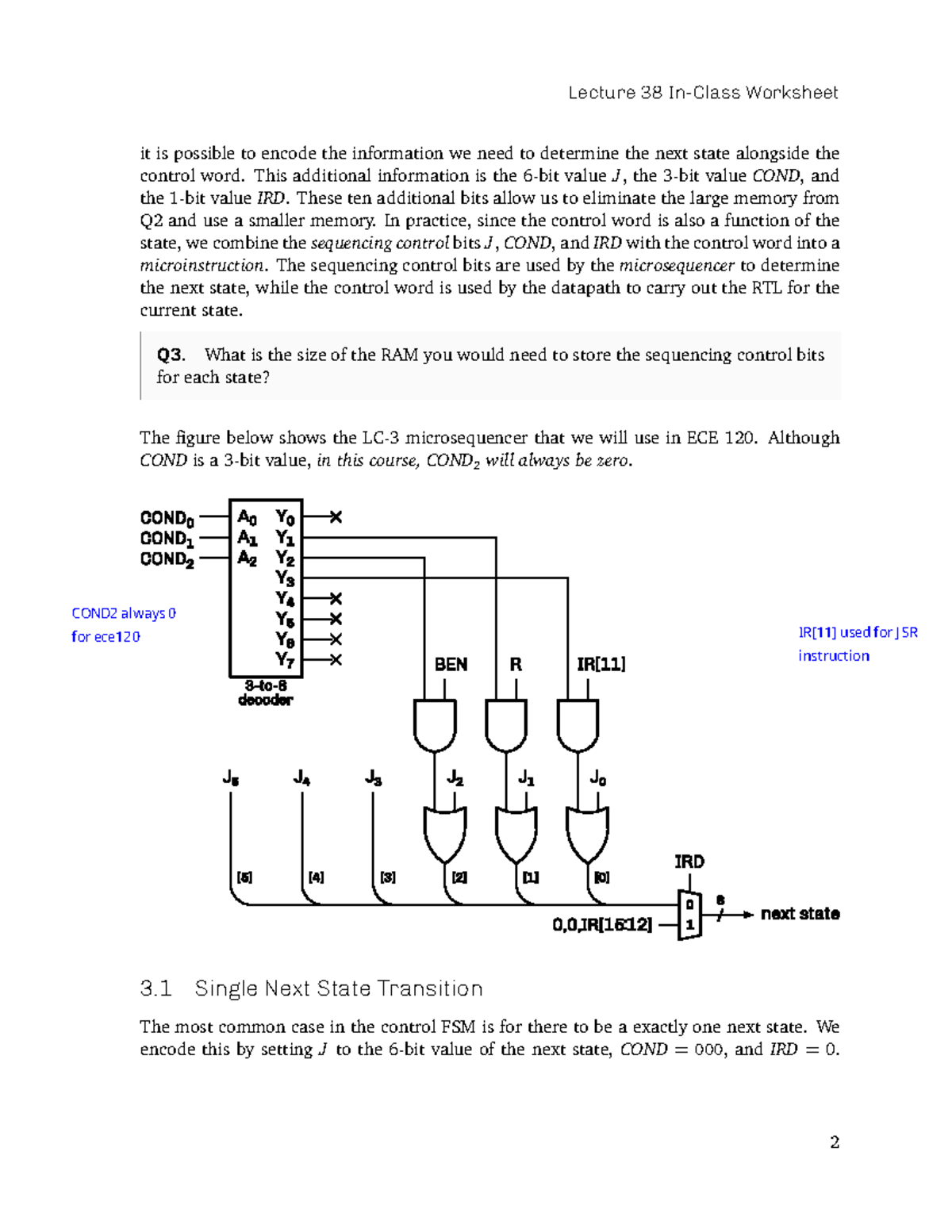 Ws38 Part2 - flipped - Lecture 38 In-Class Worksheet it is possible to ...