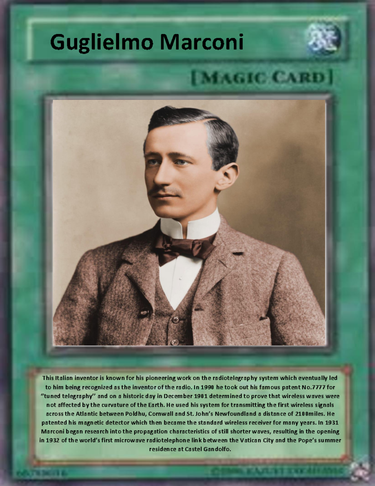 Activity 1 - Science - Guglielmo Marconi This Italian inventor is known ...