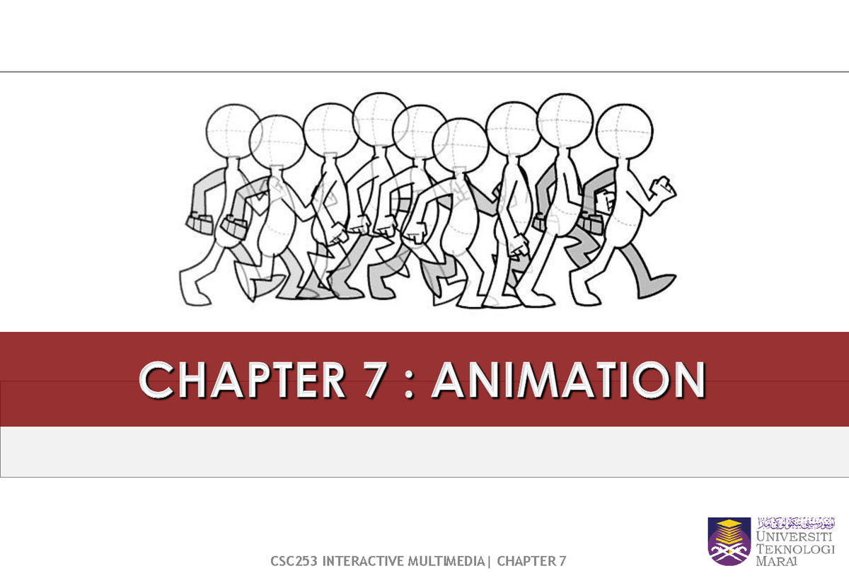 Chapter 7 Animation - Lecture notes 7 - CONTENTS INTRODUCTION to ...