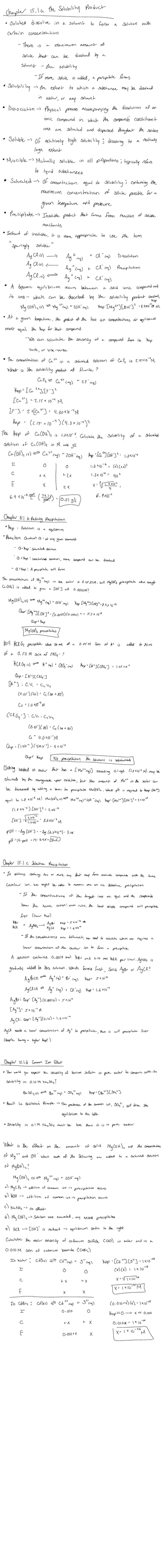 Notes - chem 202 - TCNJ - Studocu