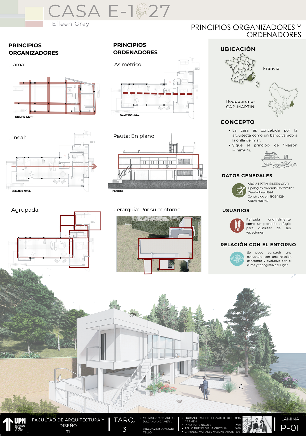Panel 1 - Investigacion de la casa e - 1027 - taller 3 arquitectura y entorno - Studocu