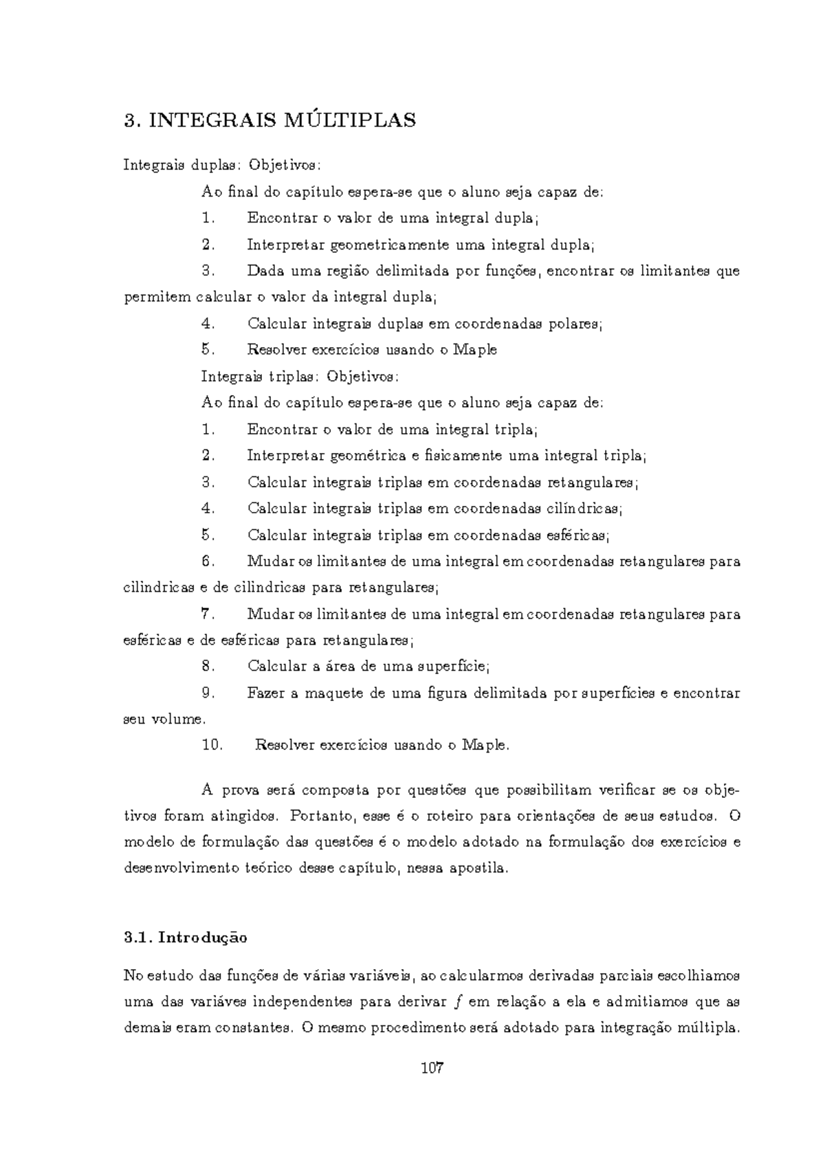 Integrais duplas, triplas e coordenadas polares - Cálculo 3 - 3 ...