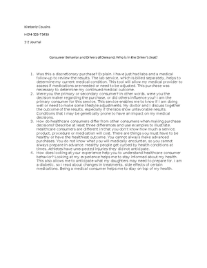 HCM 320 Two Journal Kansas City Counties #2 - HCM 320 Module Two ...